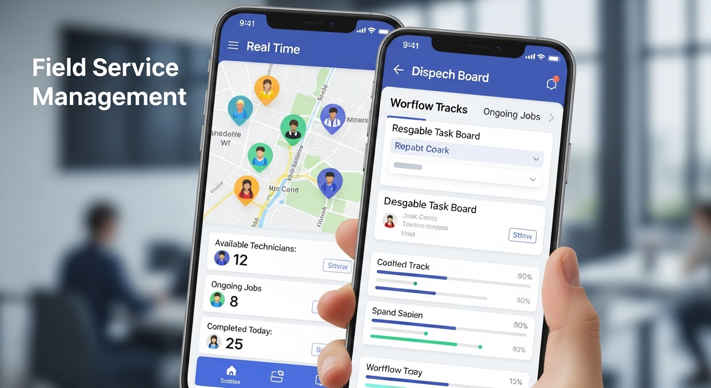 Mobile Field Service Management App: Streamline Teams, Dispatch, and ...